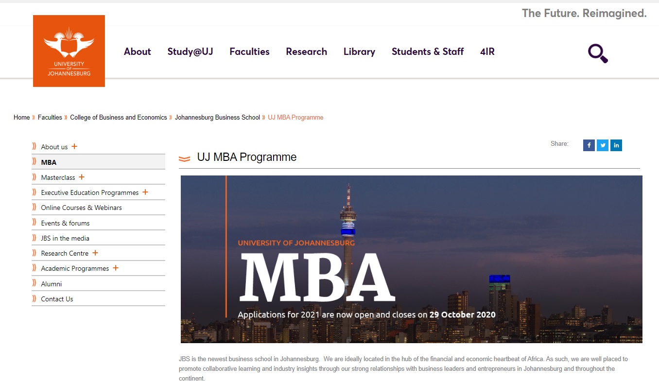 MBA Entry Requirements in South Africa #1 – Ofentse Rapakgadi